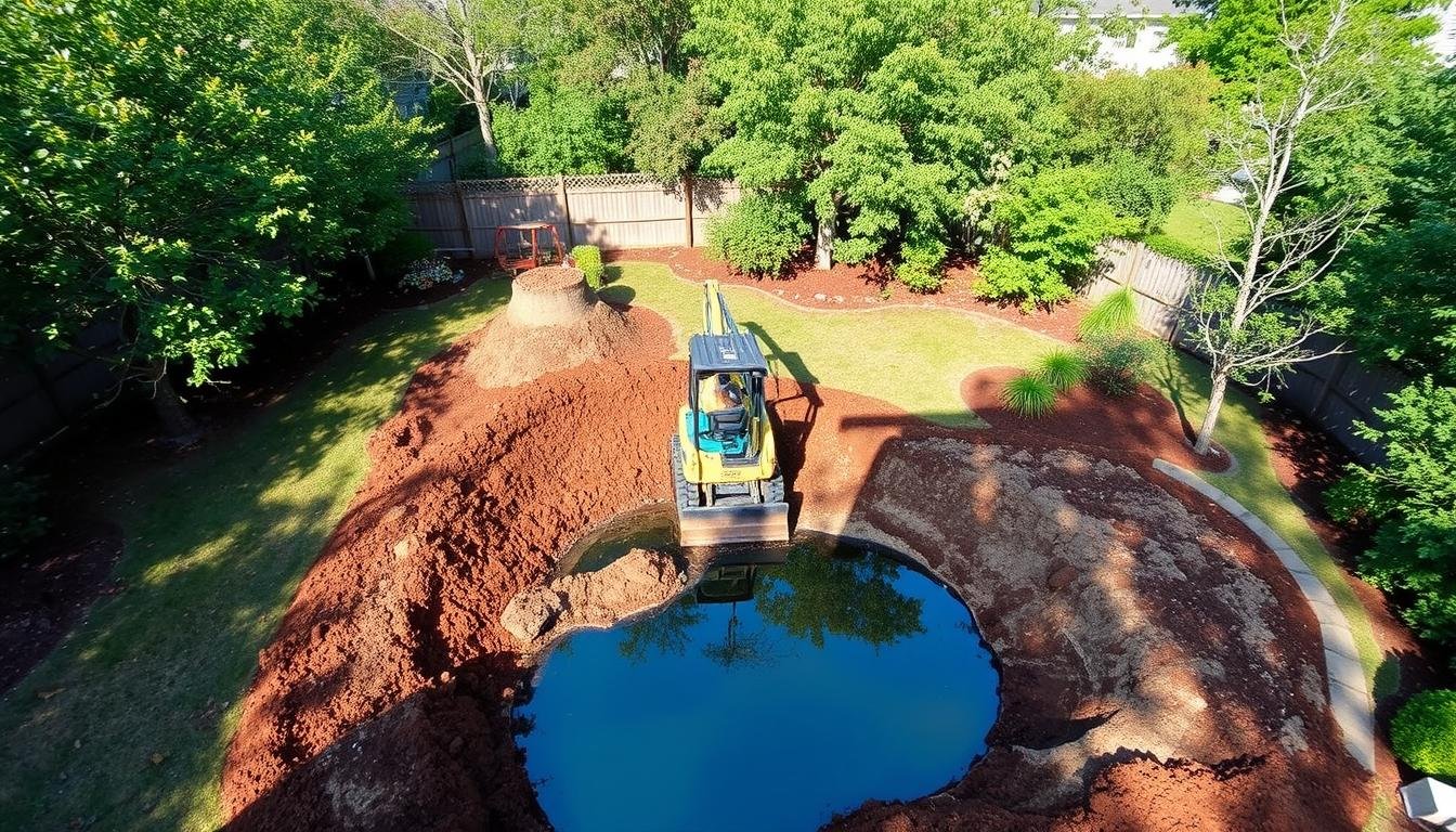 Mini Excavator: Perfect for Digging Your Backyard Pond