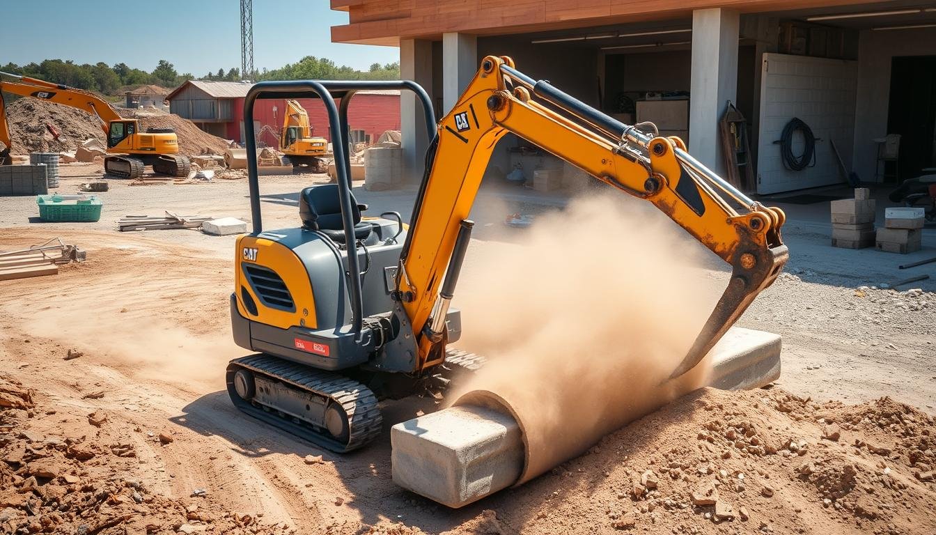 Can a Mini Excavator Remove Concrete? Find Out Now!