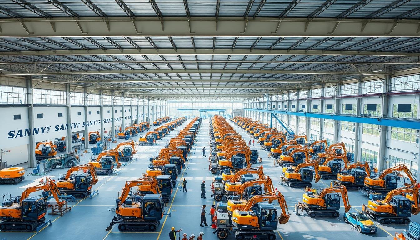 Where Are SANY Mini Excavators Made? Manufacturing Info