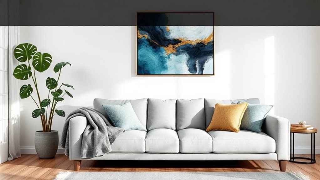 15 Modern Art Wall Themes to Elevate Your Living Room Aesthetic
