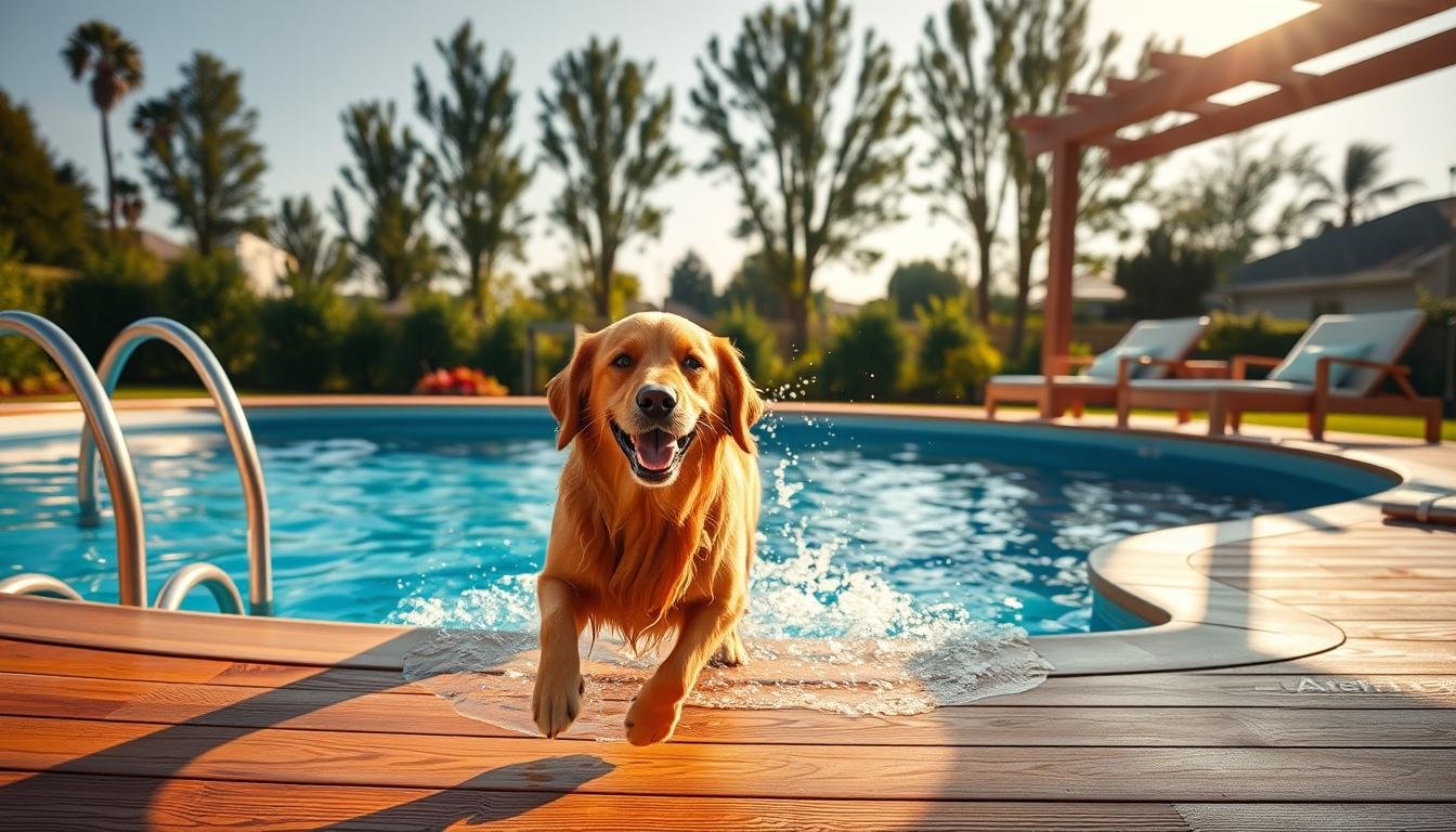 How to Make an Above Ground Pool Dog Friendly