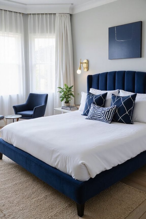10+ Navy Minimalist Bedroom Ideas for Stylish Serenity